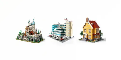Lego Buildings Midjourney Prompt | PromptBase