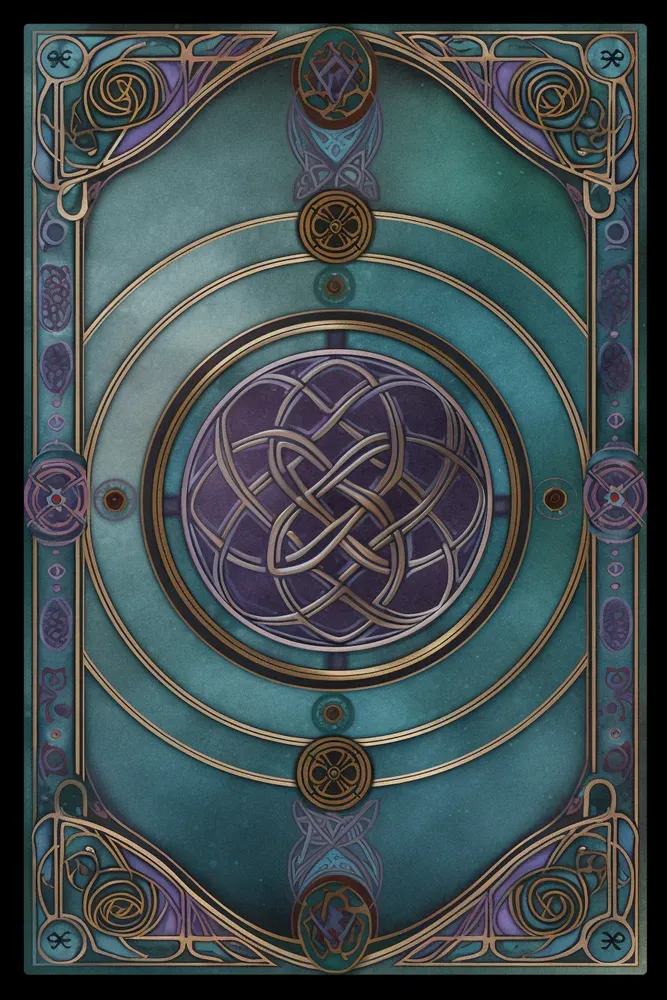 Beautiful Tarot Card Backcovers Midjourney Prompt | PromptBase