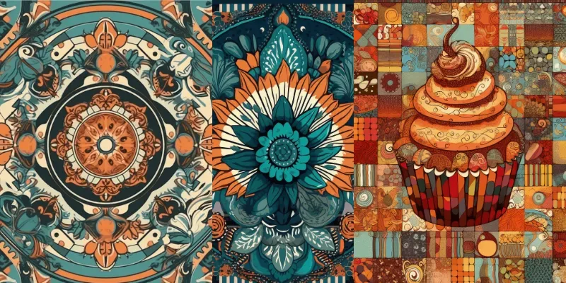 Cultural Mosaic Pattern Midjourney Prompt | PromptBase