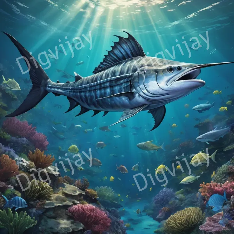 Dynamic Sea Creatures Majestic Ocean Art Leonardo Ai Prompt | PromptBase