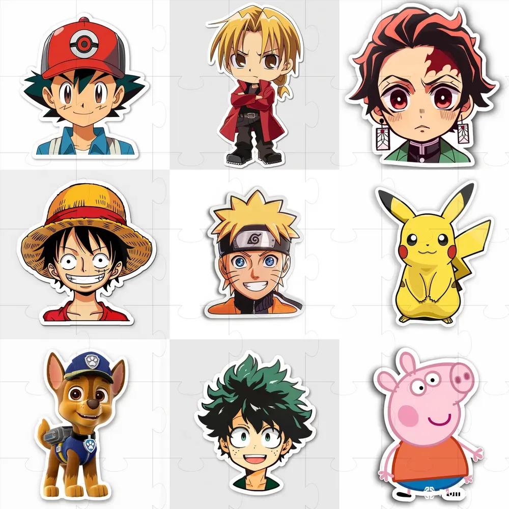 Popular Anime Cartoon Character Sticker Midjourney Prompt | PromptBase
