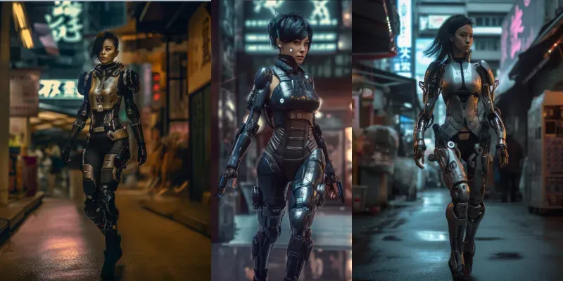 Cyberpunk Style Humans Midjourney Prompt | PromptBase