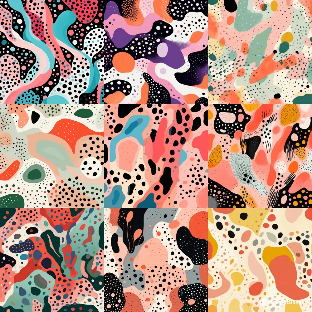 Colorful Carefree Seamless Patterns Midjourney Prompt | PromptBase