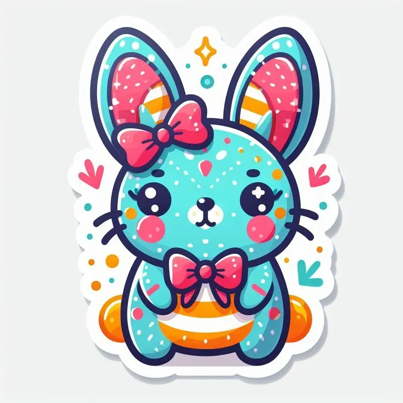 Cute 2D Stickers DALL·E Prompt | PromptBase