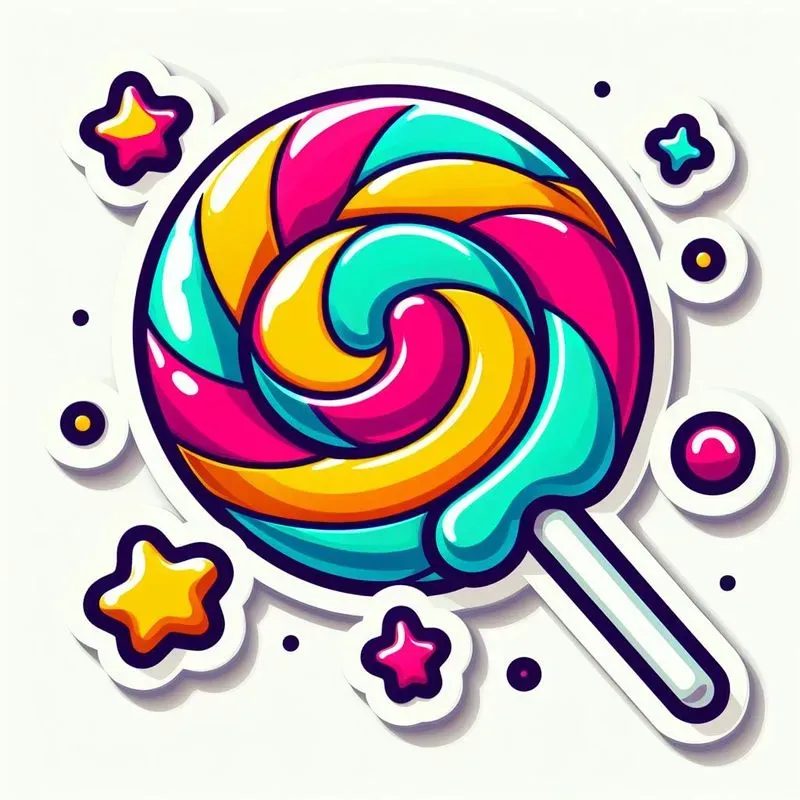 Cute 2D Stickers DALL·E Prompt | PromptBase