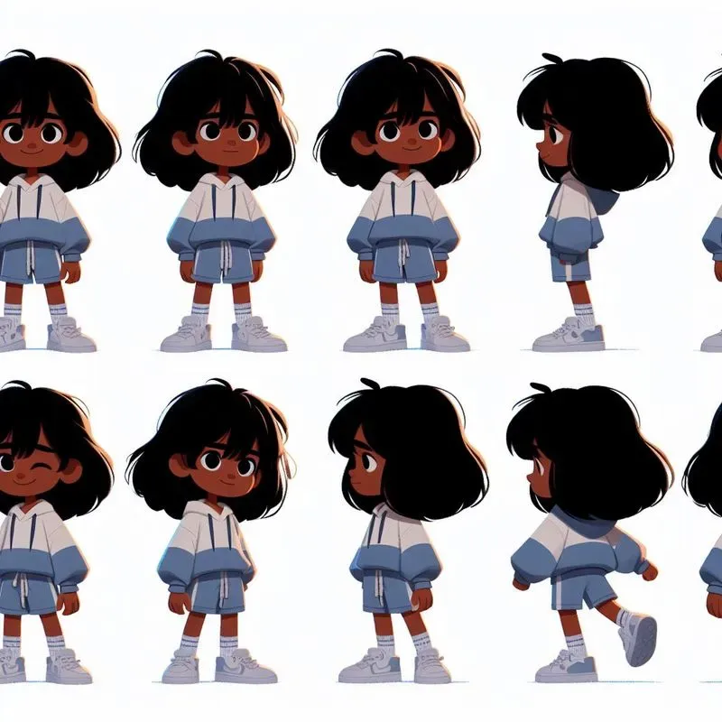 2D Characters Various Poses DALL·E Prompt | PromptBase