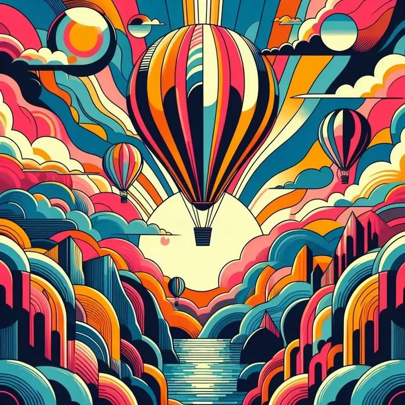 Abstract Trippy Posters DALL·E Prompt | PromptBase