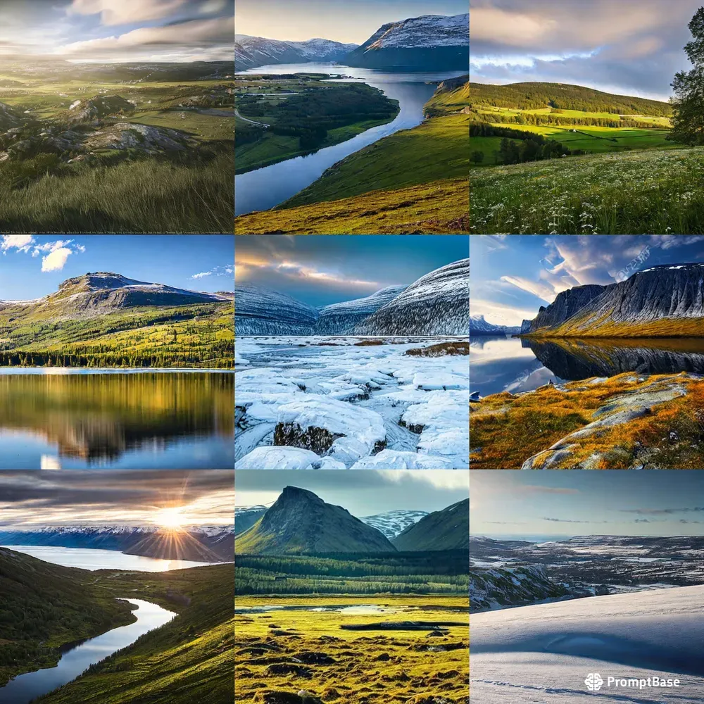 Beautiful Nordic Landscapes Stable Diffusion Prompt | PromptBase