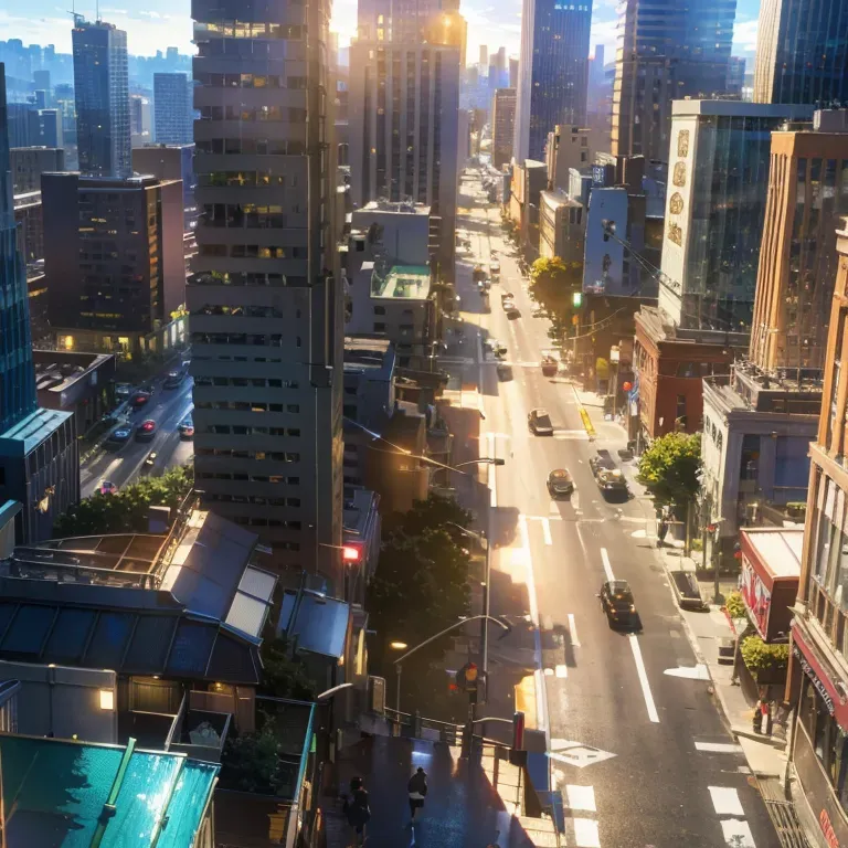 Wide Shots City Views From Above Stable Diffusion Prompt | PromptBase