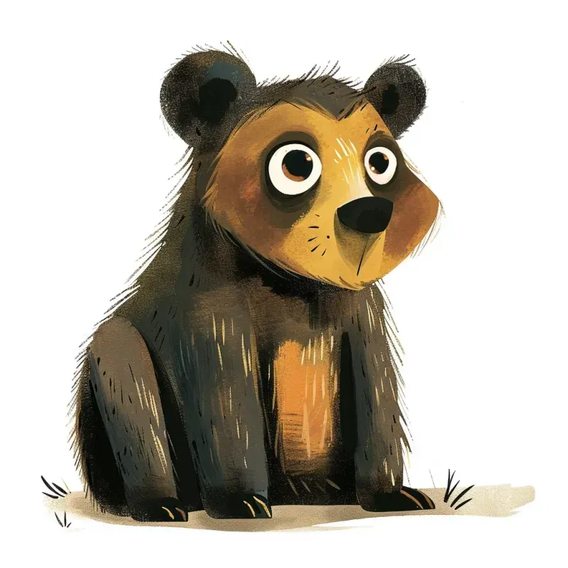 Nursery Childrens Book Animal Vector Art Midjourney Prompt | PromptBase