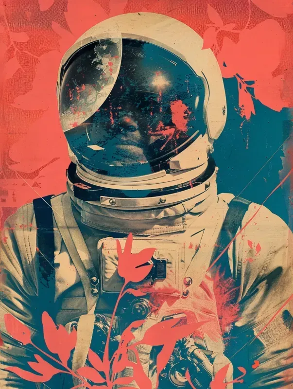 1960s Postmodern Collage Poster Wall Art Midjourney Prompt | PromptBase