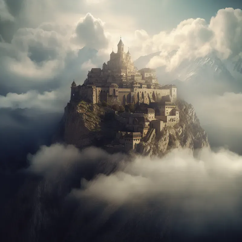 Ancient Architecture Scenery Artworks Midjourney Prompt | PromptBase