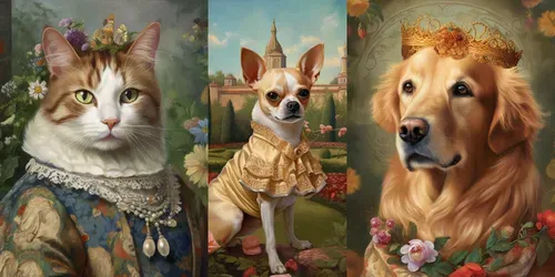 Realistic Pet Portraits Midjourney Prompt | PromptBase