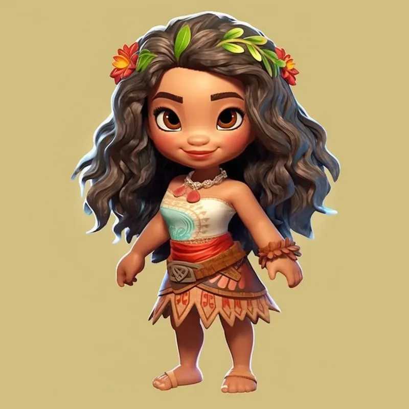 Disney Princesses Chibi Style Midjourney Prompt | PromptBase
