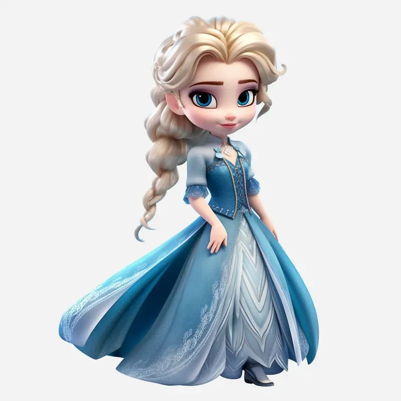 Disney Princesses Chibi Style Midjourney Prompt | PromptBase