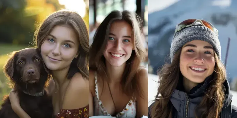 Tinder Girls Portrait Midjourney Prompt | PromptBase