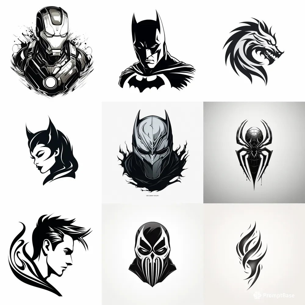 Cute Bat Family Logos Midjourney Prompt | PromptBase