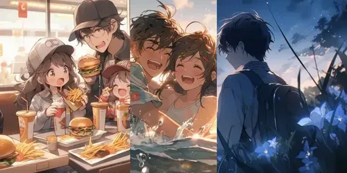 Anime Ecstatic Wallpapers Midjourney Prompt | PromptBase