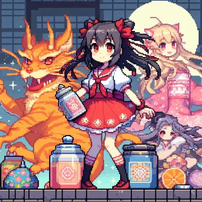 Retro 8bit Pixel Art DALL·E Prompt | PromptBase