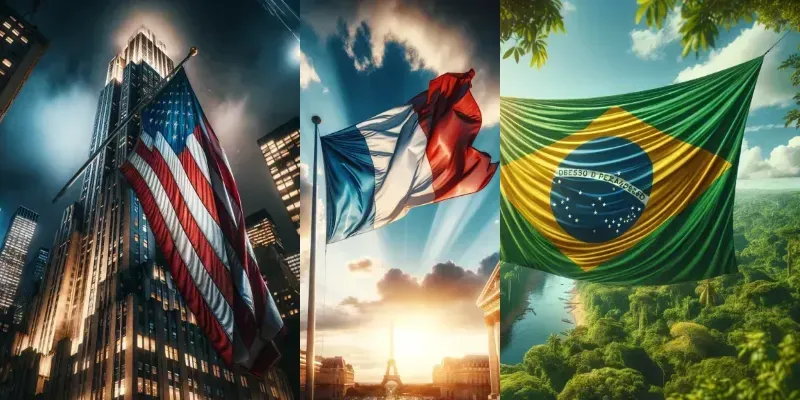 Photorealistic Flags DALL·E Prompt | PromptBase