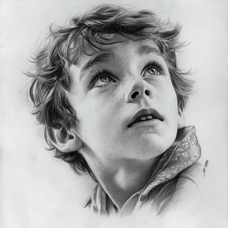 Realistic 2D Pencil Sketching Midjourney Prompt | PromptBase