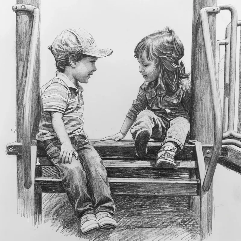 Realistic 2D Pencil Sketching Midjourney Prompt | PromptBase