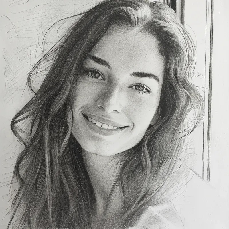 Realistic 2D Pencil Sketching Midjourney Prompt | PromptBase