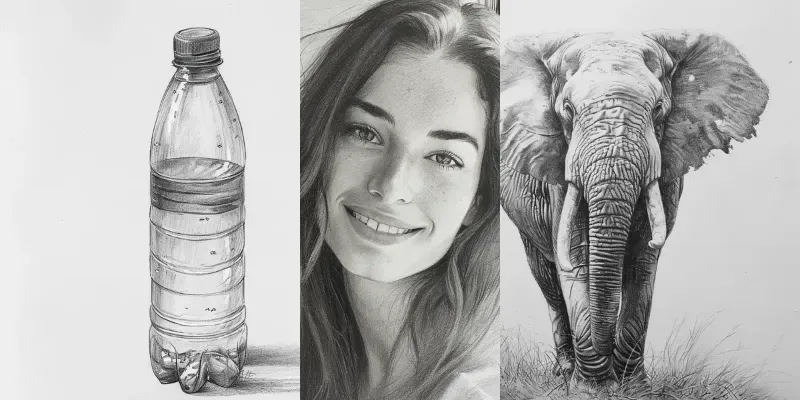 Realistic 2D Pencil Sketching Midjourney Prompt | PromptBase