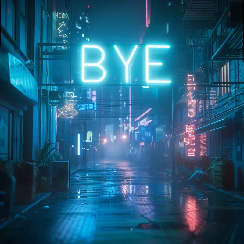 Neon Glowing Cyberpunk Signs With Text Midjourney Prompt | PromptBase