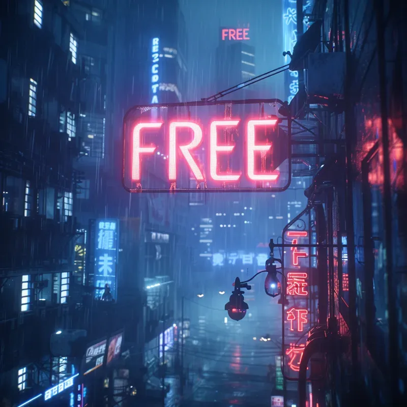 Neon Glowing Cyberpunk Signs With Text Midjourney Prompt | PromptBase