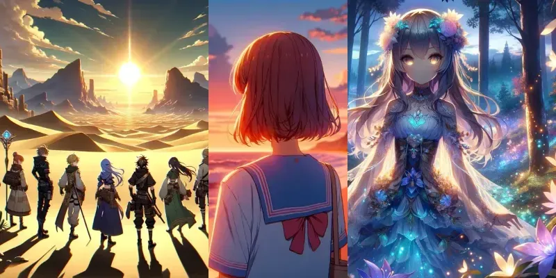 Anime Illustration Wallpapers 2D DALL·E Prompt | PromptBase
