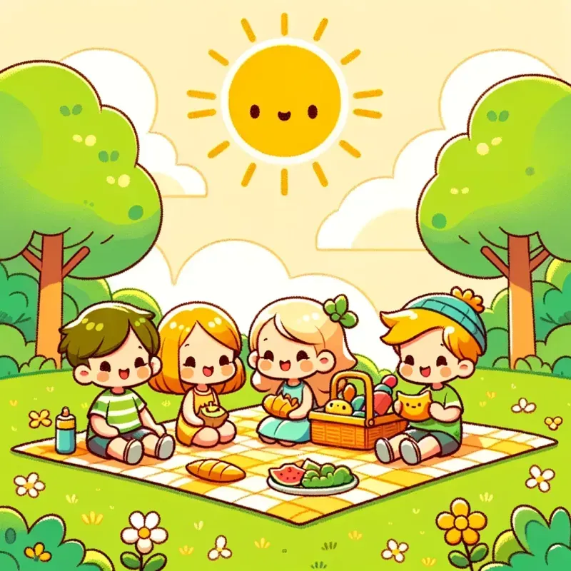 Cute Children Vector Illustrations In 2D DALL·E Prompt | PromptBase