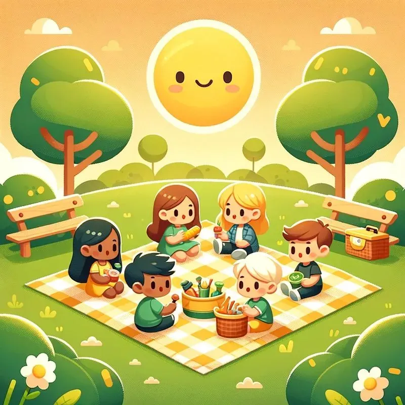 Cute Children Vector Illustrations In 2D DALL·E Prompt | PromptBase