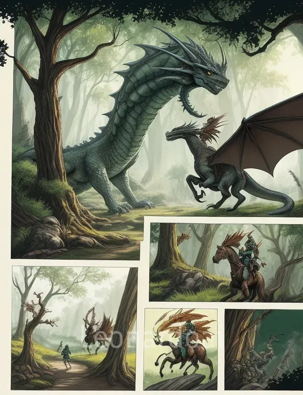 Stunning Comic Book Pages Leonardo Ai Prompt | PromptBase