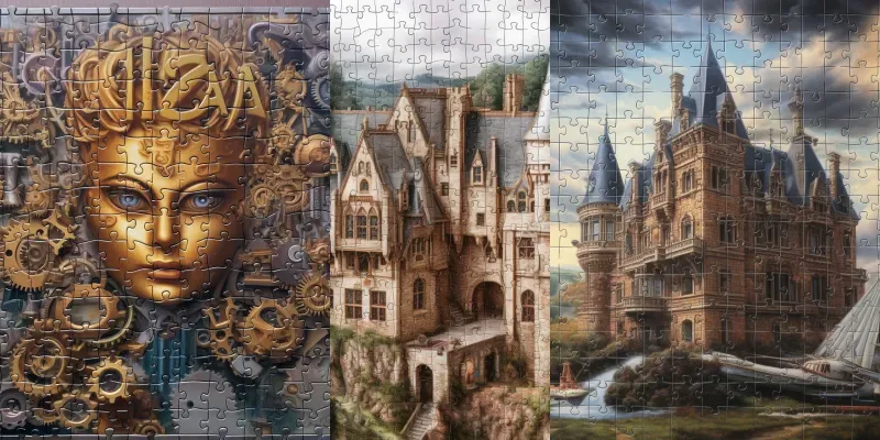 Creative Titanium Puzzles Midjourney Prompt | PromptBase