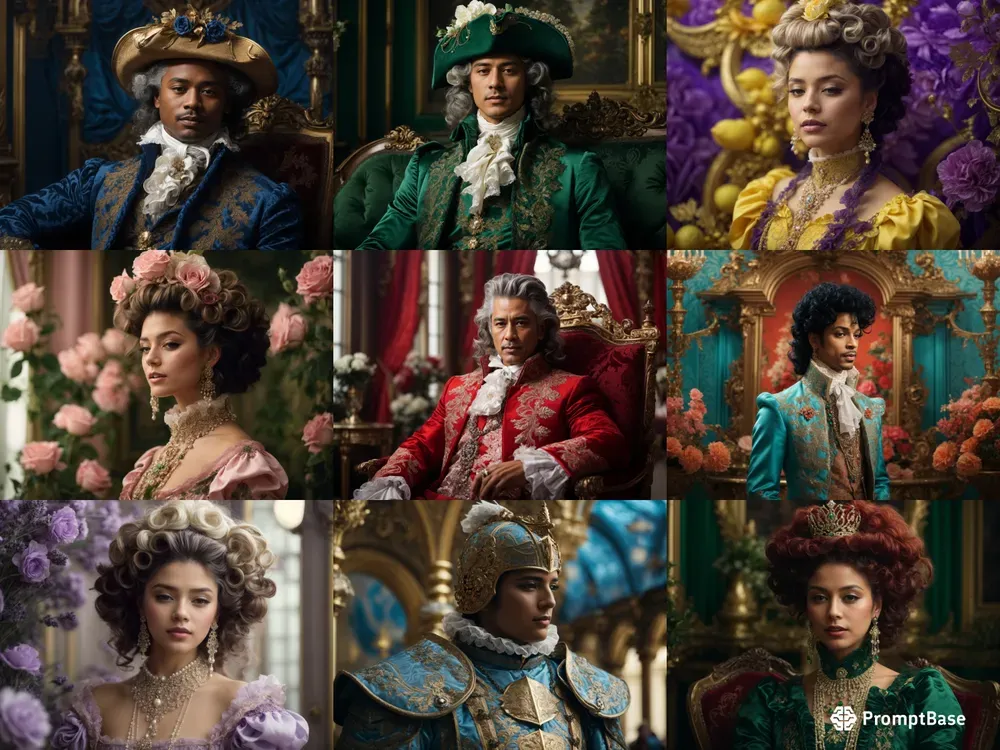 People In Rococo Style Photographs Leonardo Ai Prompt | PromptBase