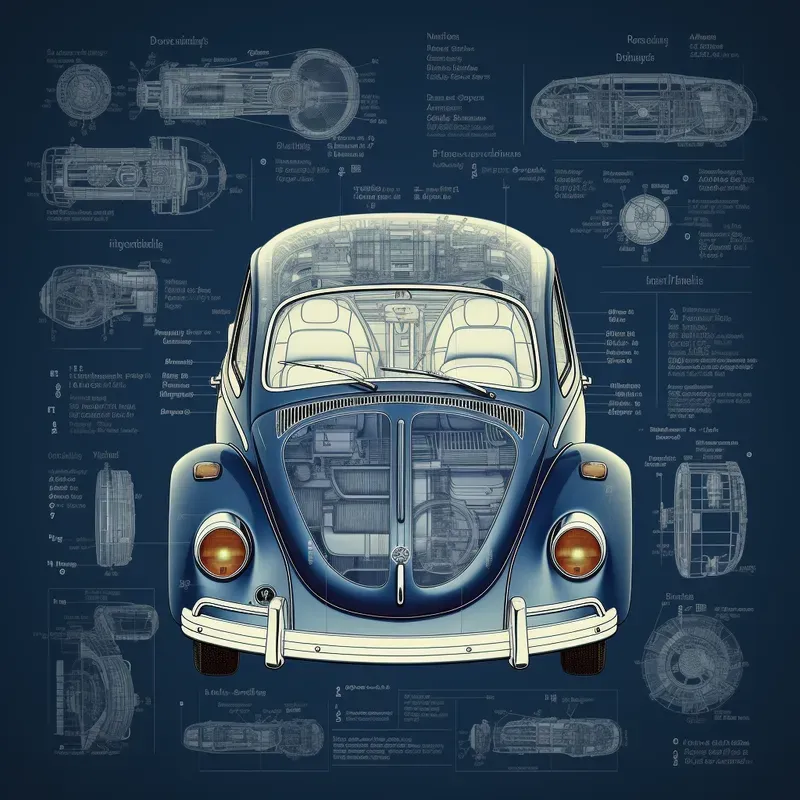 Blueprint Illustrations Midjourney Prompt | PromptBase