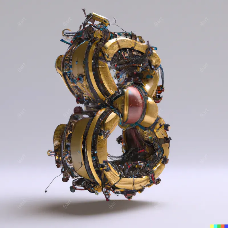 Colorful Tech Mech Style Letters Numbers DALL·E Prompt | PromptBase