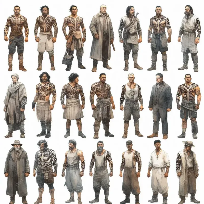 Academic Art Character Sheets DALL·E Prompt | PromptBase