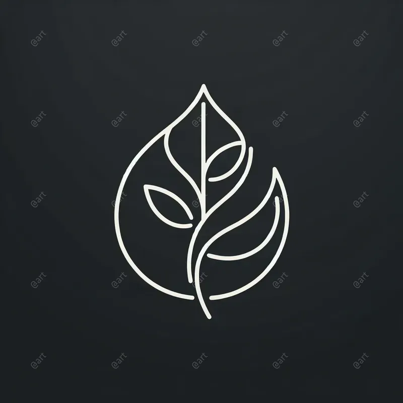 Monoline Minimalist Logos DALL·E Prompt | PromptBase