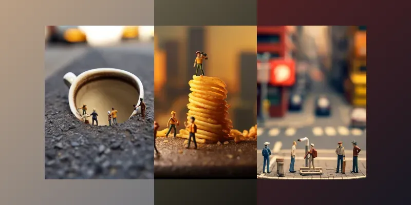 Miniature Moments Midjourney Prompt | PromptBase