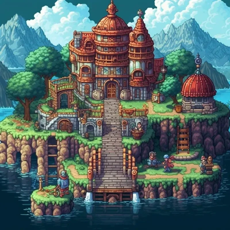 Old Style RPG Game Maps Midjourney Prompt | PromptBase