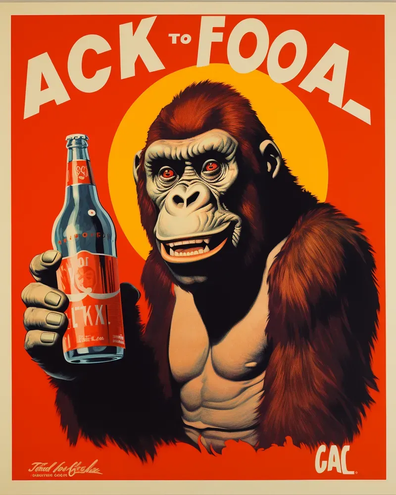 Funny Advertising Posters From The 60s Midjourney Prompt | PromptBase