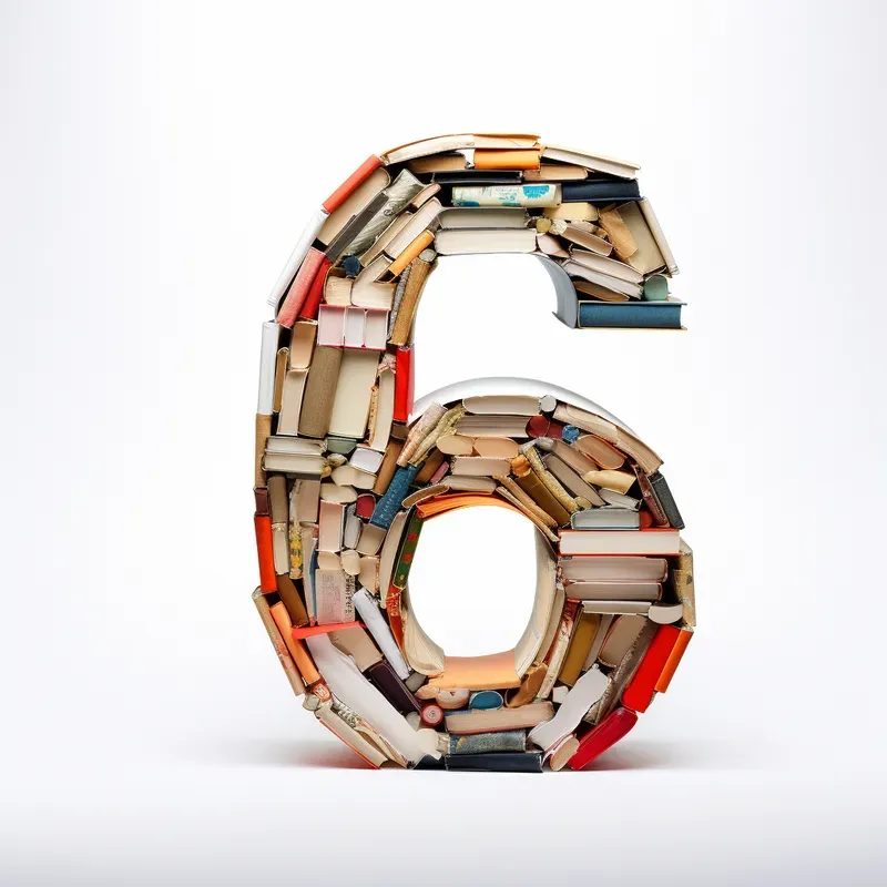 Number Books Midjourney Prompt | PromptBase