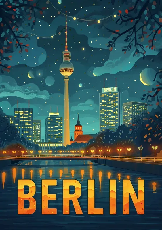 World Cities Posters With Text Midjourney Prompt | PromptBase