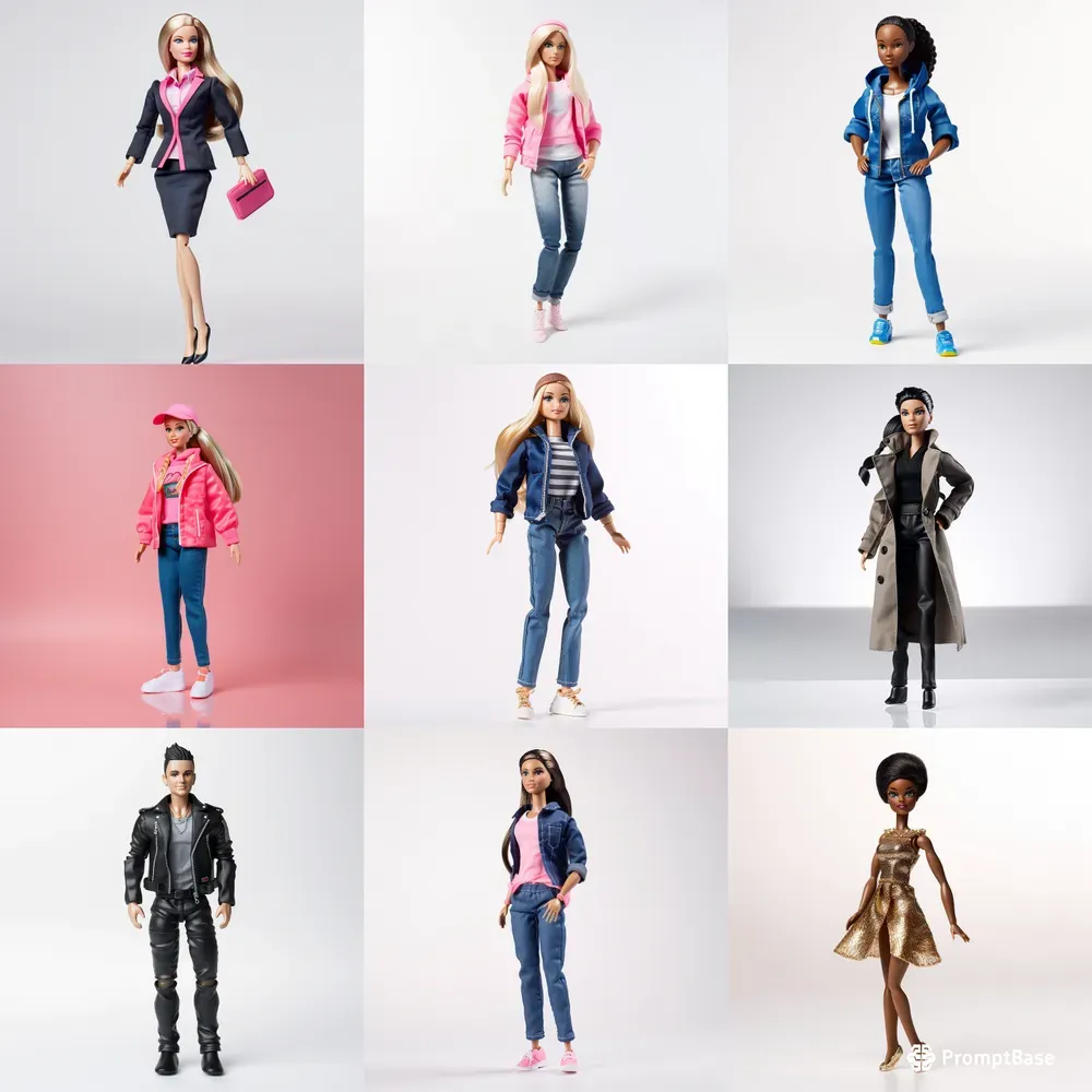 Barbie Doll Toys Midjourney Prompt | PromptBase