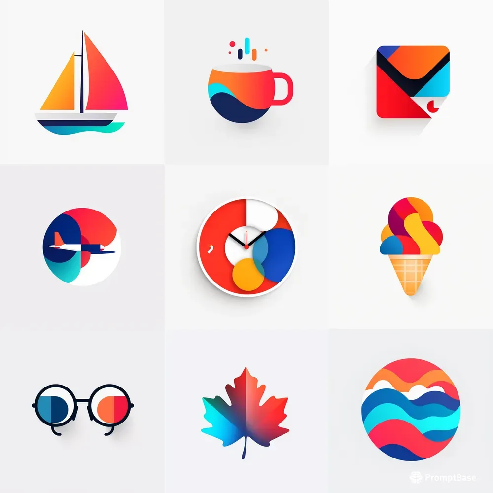 Minimalist Elegant Flat Design Logos Midjourney Prompt | PromptBase