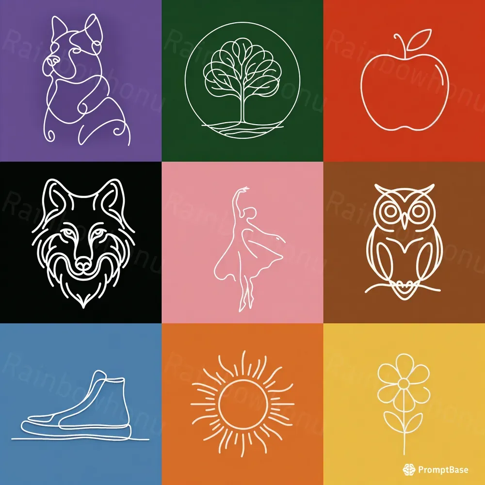 One Line Drawings DALL·E Prompt | PromptBase