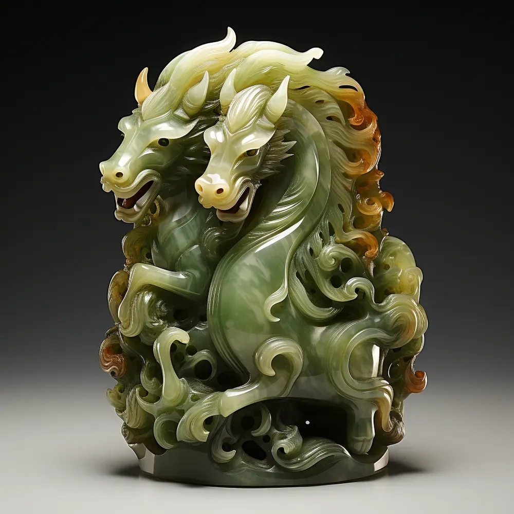 Chinese Jade Sculptures Timeless Elegants Midjourney Prompt | PromptBase