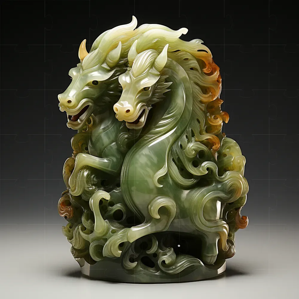 Chinese Jade Sculptures Timeless Elegants Midjourney Prompt | PromptBase